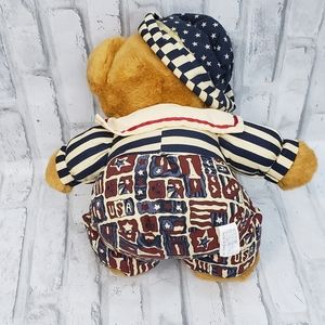 MTY INTERNATIONAL | Toys | Vintage Mty American Flag Teddy Bear 4 Plush ...
